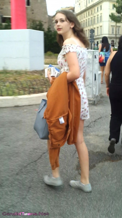 Busted Sexy Candid Girl In Short White Skirt Candid Teens